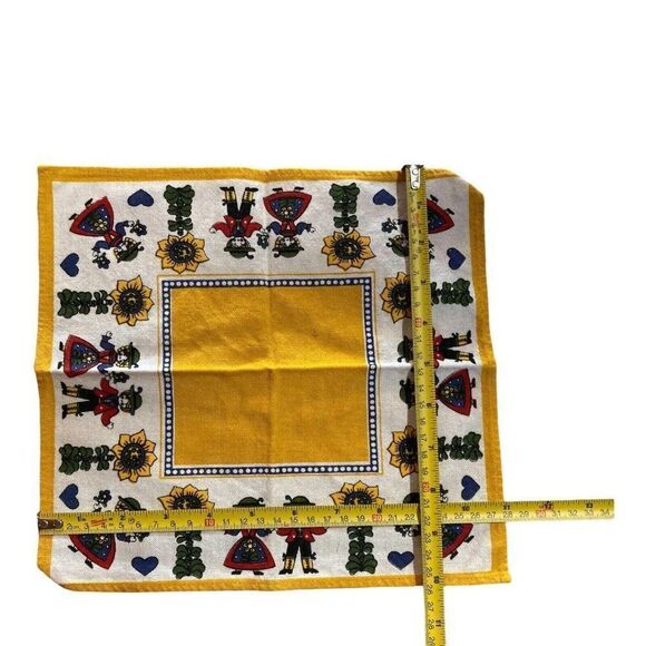 Kolf | Kitchen | Vintage Kolf Austria Folklore Folk Artlinen Table ...